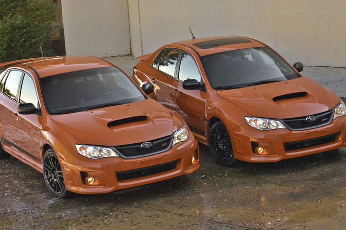 Subaru WRX y WRX STI, 300 unidades en color naranja con motivo del SEMA ...