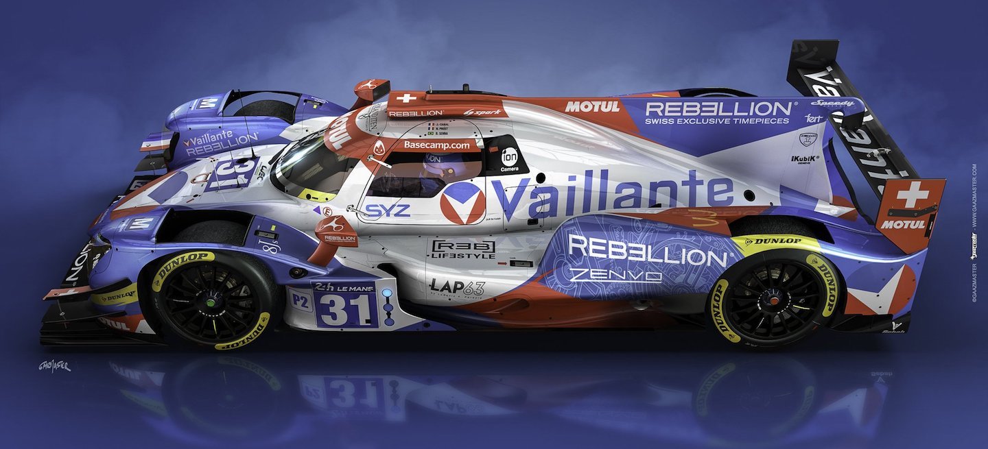 Así serán los LMP2 de Rebellion 'patrocinados' por Vaillante en Le Mans