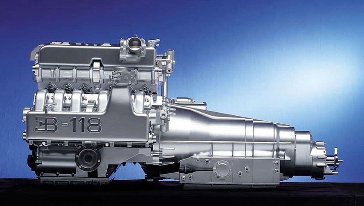 Así era el malogrado motor W18 diseñado por Bugatti