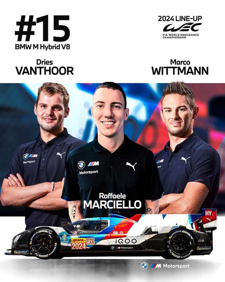 BMW presentó su alineación para la clase Hypercar