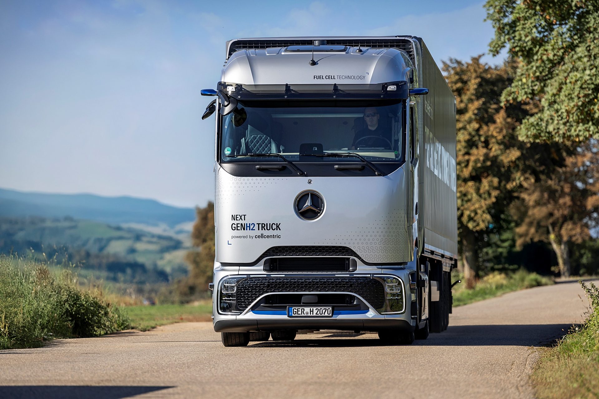 Mercedes-Benz NextGenH2, el camión de hidrógeno de Mercedes no ...