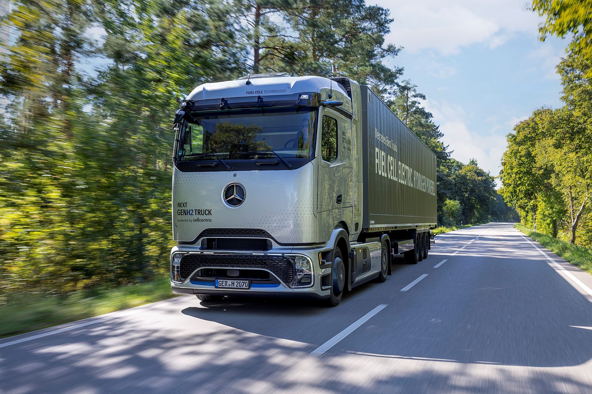 Mercedes-Benz NextGenH2, el camión de hidrógeno de Mercedes no ...