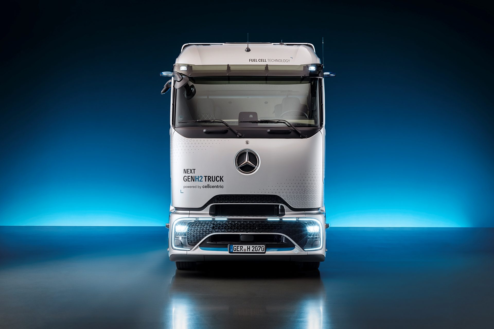 Mercedes-Benz NextGenH2, el camión de hidrógeno de Mercedes no ...