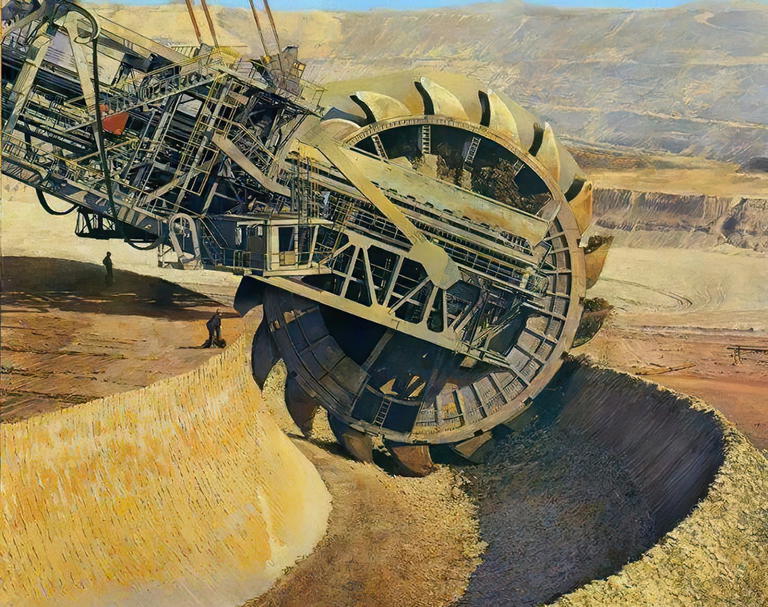MAN Takraf RB293, la excavadora más grande del mundo que necesita una ...