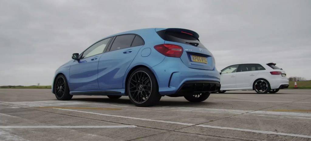 ¿Mercedes-AMG A 45 o Audi RS3? ¿Cuál es más rápido acelerando en línea ...