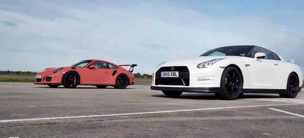 Este vídeo escuece: ¿Ganará el Nissan GT-R al Porsche 911 GT3 RS ...