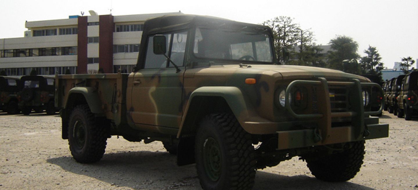 KM450, el otro pick-up de KIA es una bestia todoterreno de uso militar